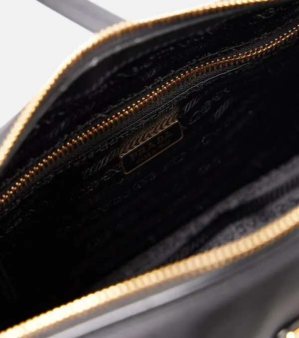Prada Re-nylon And Leather Medium Tote