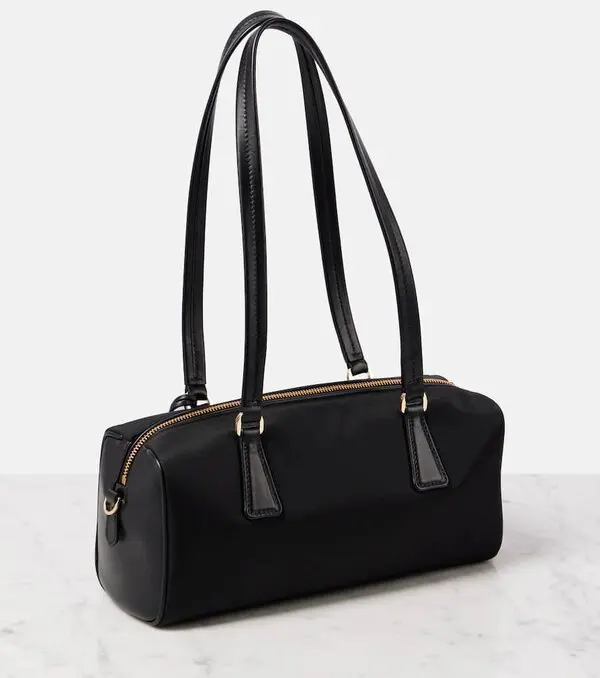 Prada Re-nylon And Leather Medium Tote