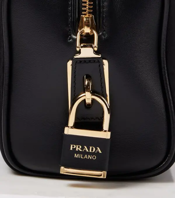 Prada Re-nylon And Leather Medium Tote