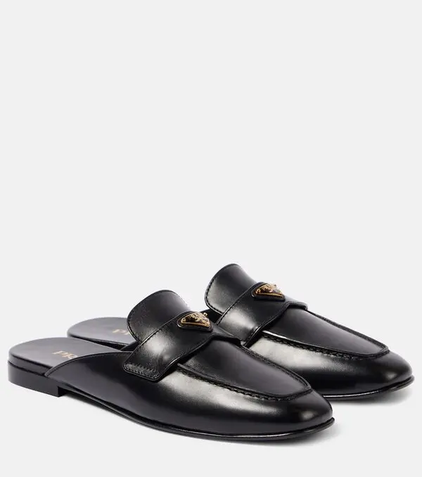 Prada Leather Mules