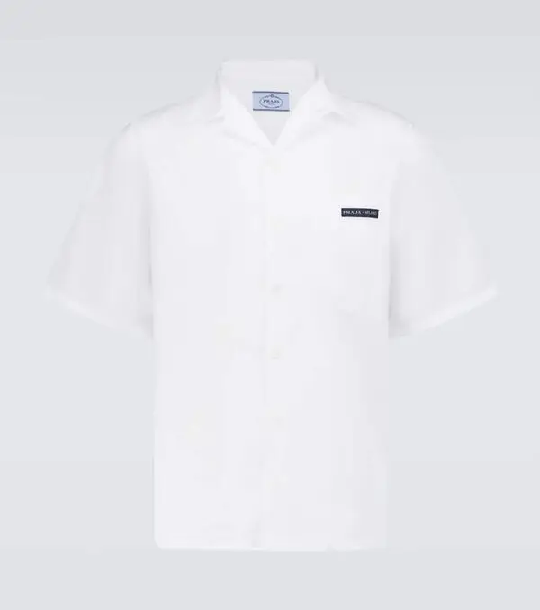 Prada Cotton Poplin Bowling Shirt