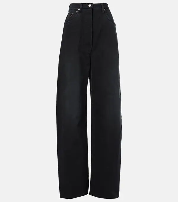 Prada High-rise Wide-leg Jeans