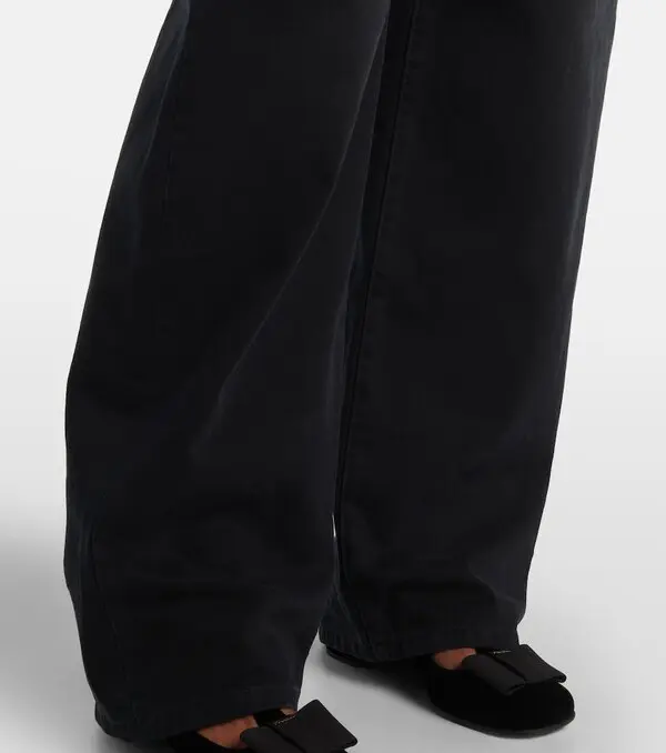 Prada High-rise Wide-leg Jeans