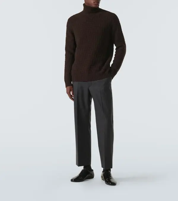 Prada Wool And Cashmere Turtleneck Sweater