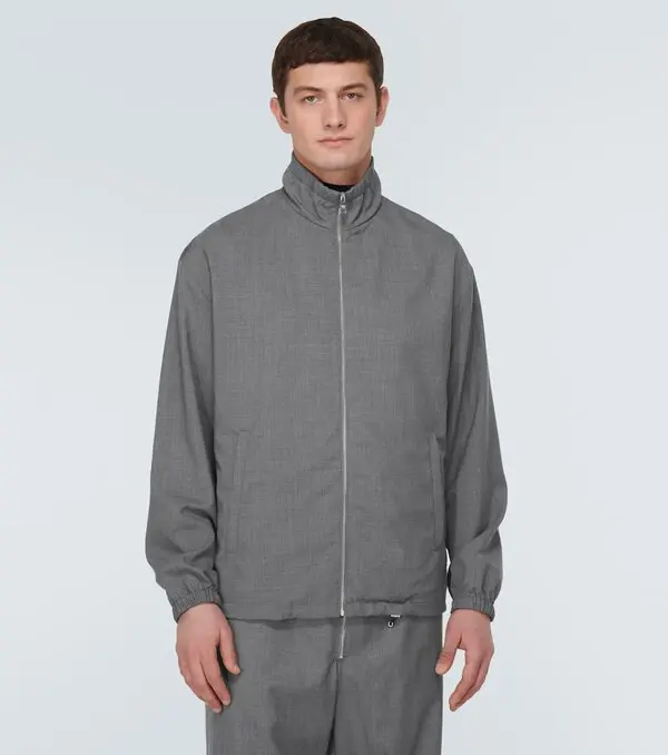 Prada Virgin Wool Blouson Jacket