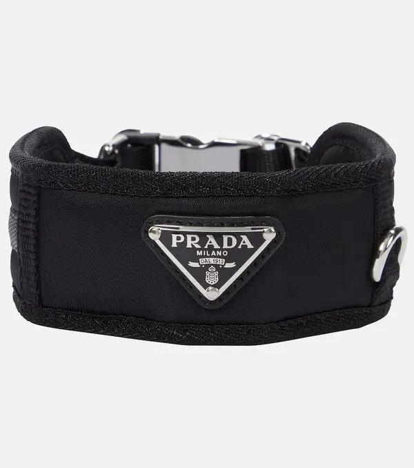 Prada Re-nylon Dog Collar - Black