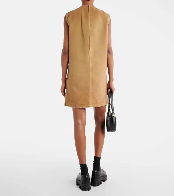 Prada Cotton Canvas Shift Dress