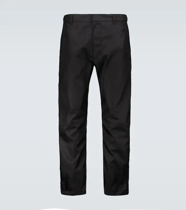 Prada Technical Nylon Pants - Black