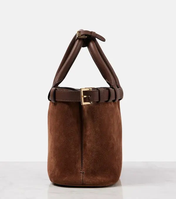 Prada Small Suede Tote Bag