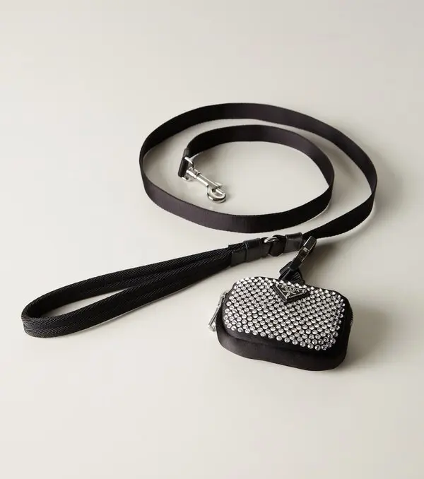 Prada Embellished Nylon Dog Leash