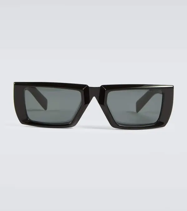 Prada Rectangular Full Rim Sunglasses - Green