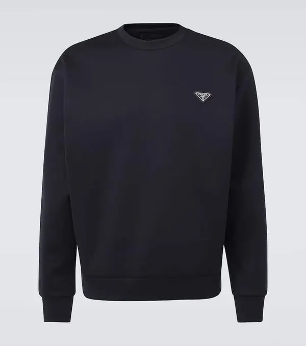 Prada Cotton-blend Jersey Sweatshirt