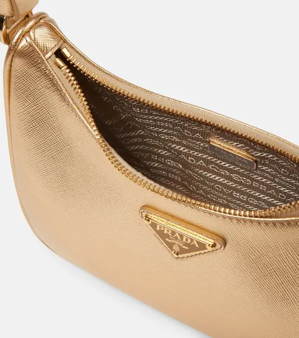 Prada Cleo Mini Leather Shoulder Bag