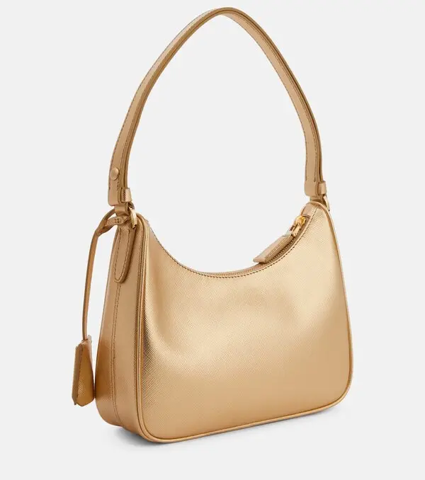 Prada Cleo Mini Leather Shoulder Bag