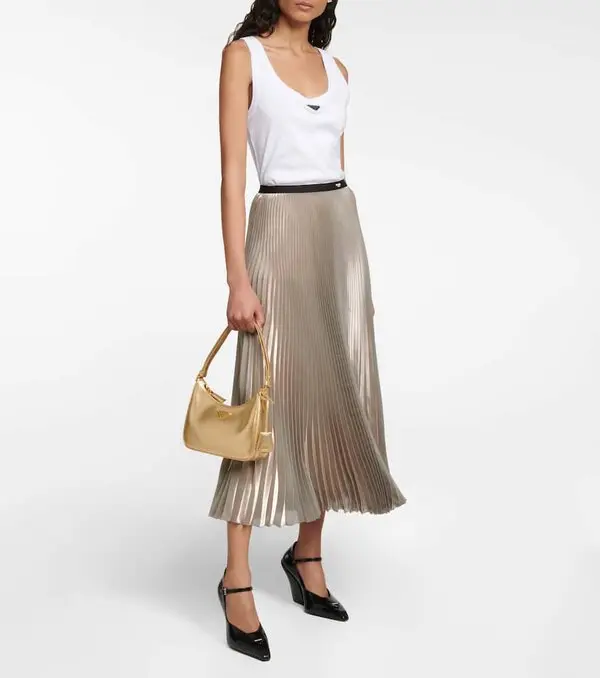 Prada Cleo Mini Leather Shoulder Bag