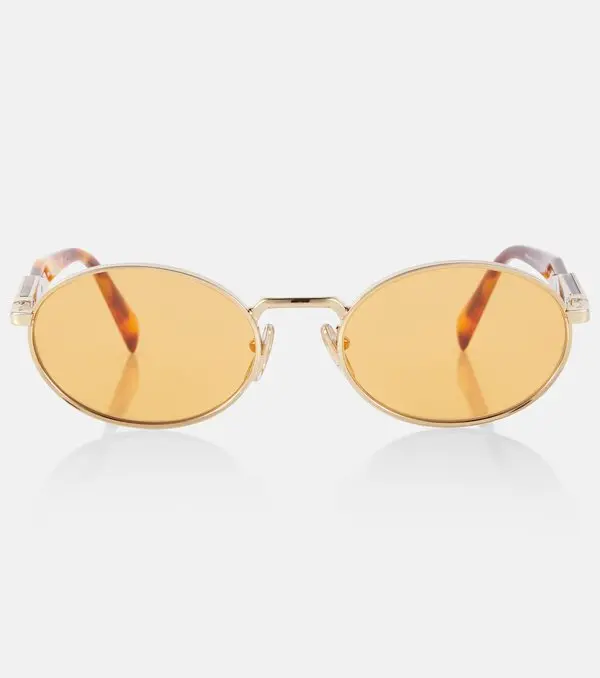 Prada Oval Sunglasses - Brown
