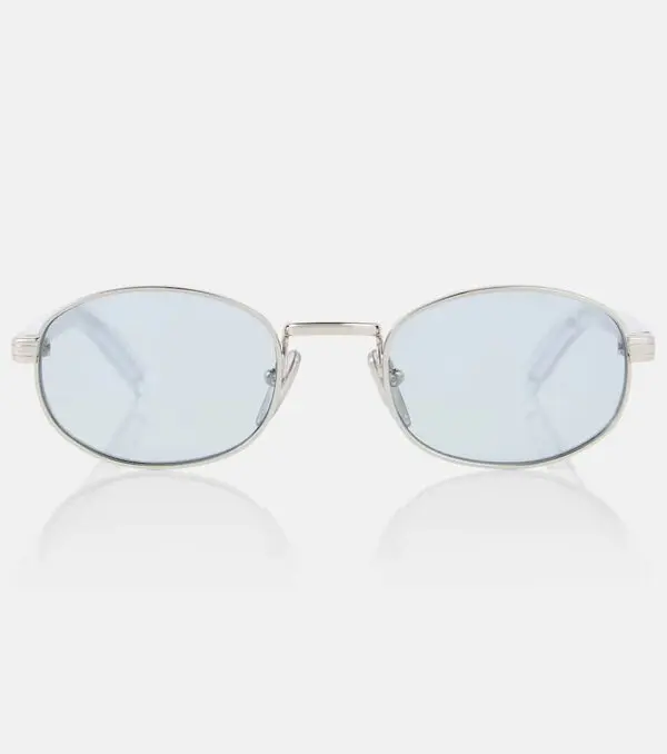 Prada Oval Sunglasses - Silver