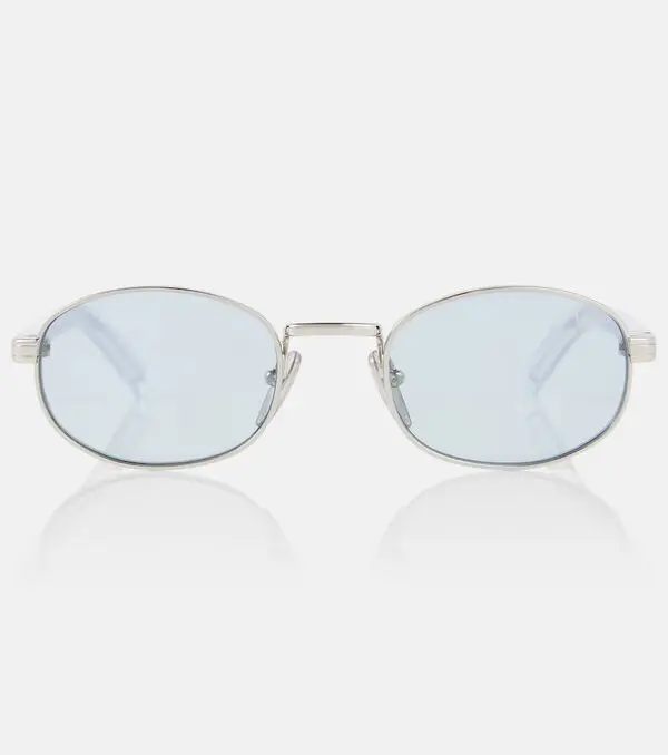 Prada Oval Sunglasses - Silver