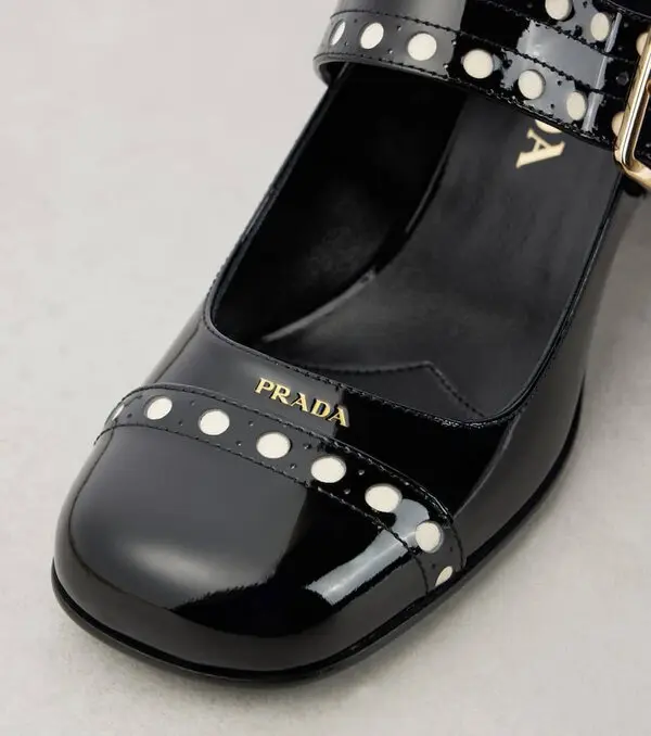 Prada Patent Leather Mary Jane Pumps