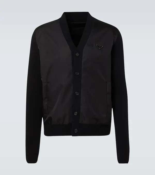 Prada Wool And Cashmere Cardigan