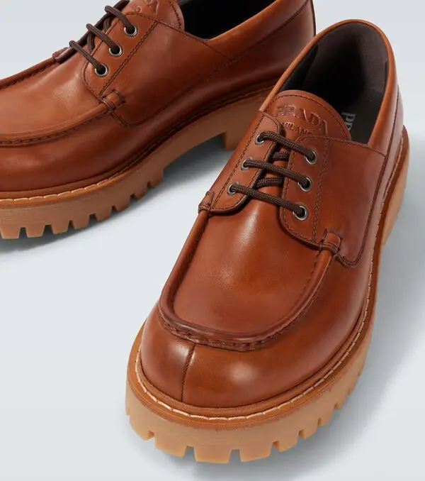 Prada St. Moritz Leather Loafers