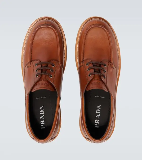 Prada St. Moritz Leather Loafers