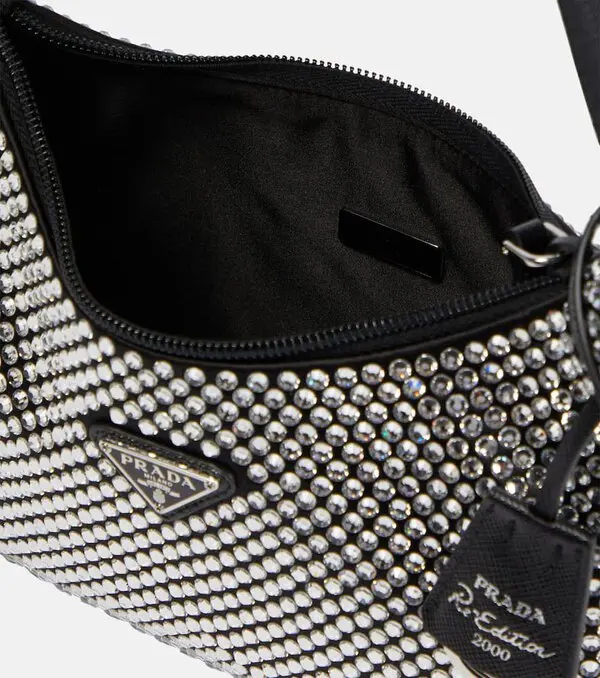 Prada Embellished Satin Bag