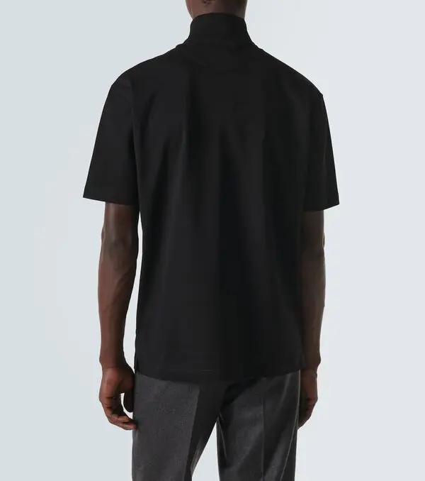 Prada Zip-up Polo Shirt