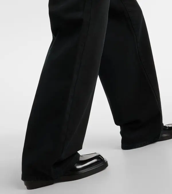 Prada High-rise Wide-leg Jeans