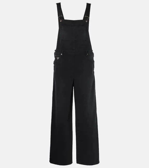 Prada Denim Overalls - Black