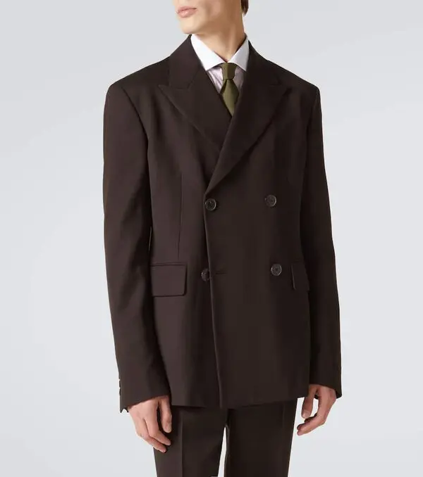 Prada Virgin Wool Gabardine Blazer