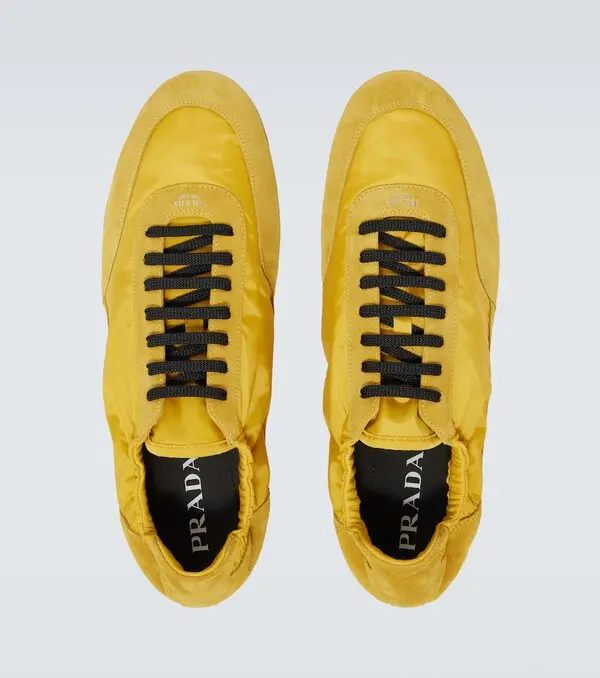 Prada Collapse Re-nylon Sneakers - Blue