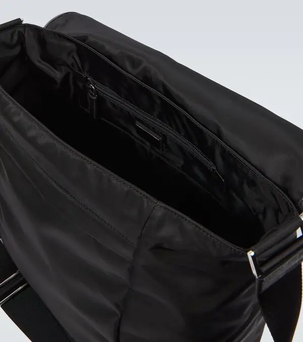 Prada Leather-trimmed Re-nylon Messenger Bag