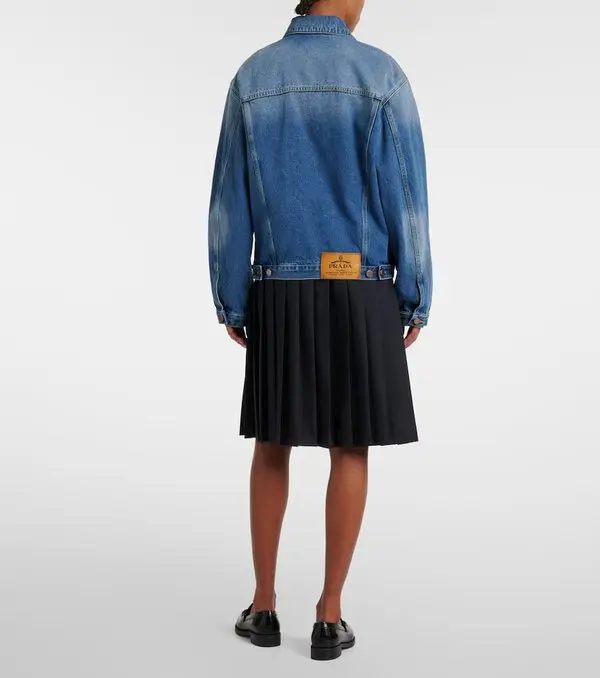 Prada Oversized Denim Trucker Jacket