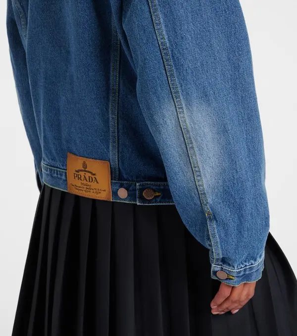 Prada Oversized Denim Trucker Jacket