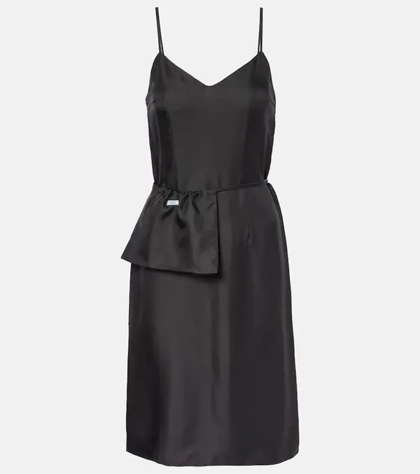 Prada Silk Twill Slip Dress