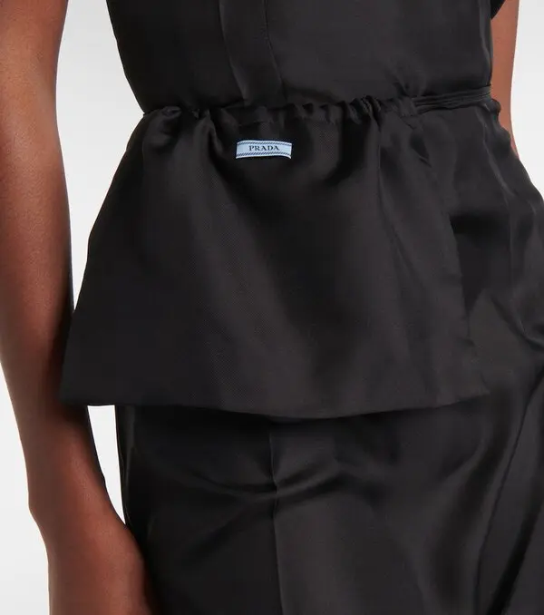 Prada Silk Twill Slip Dress