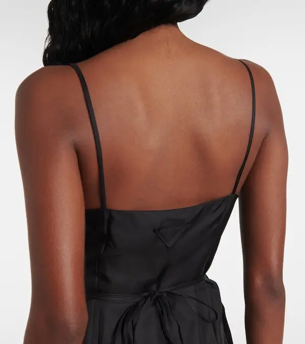 Prada Silk Twill Slip Dress