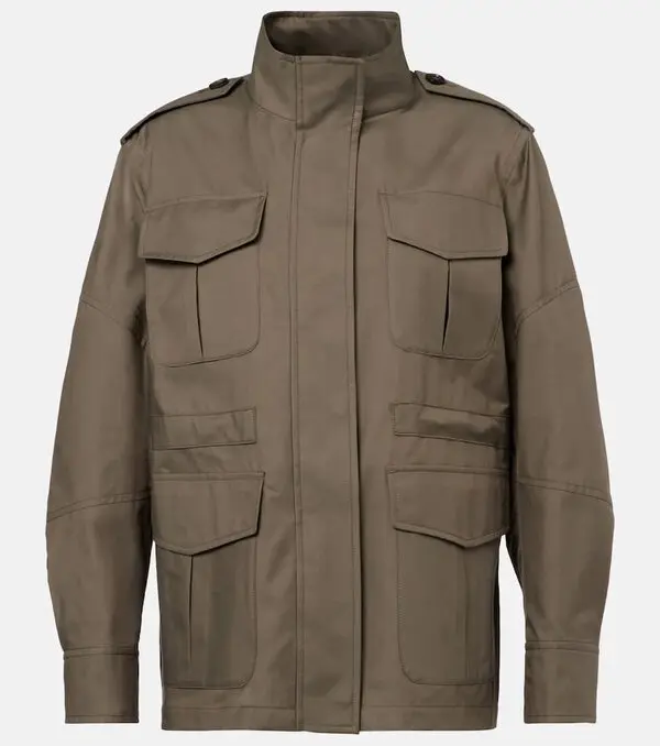 Max Mara Leila Cotton-blend Twill Jacket