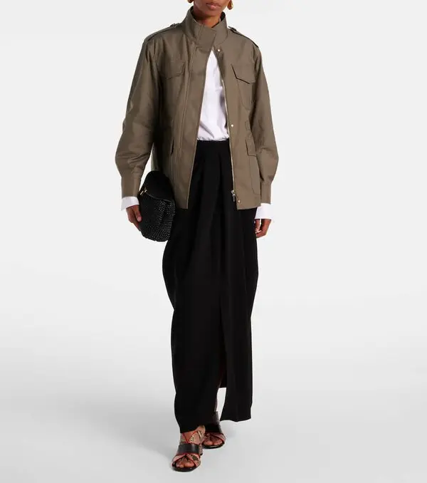Max Mara Leila Cotton-blend Twill Jacket