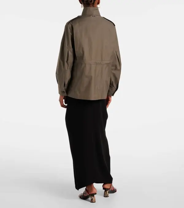 Max Mara Leila Cotton-blend Twill Jacket