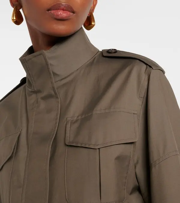 Max Mara Leila Cotton-blend Twill Jacket