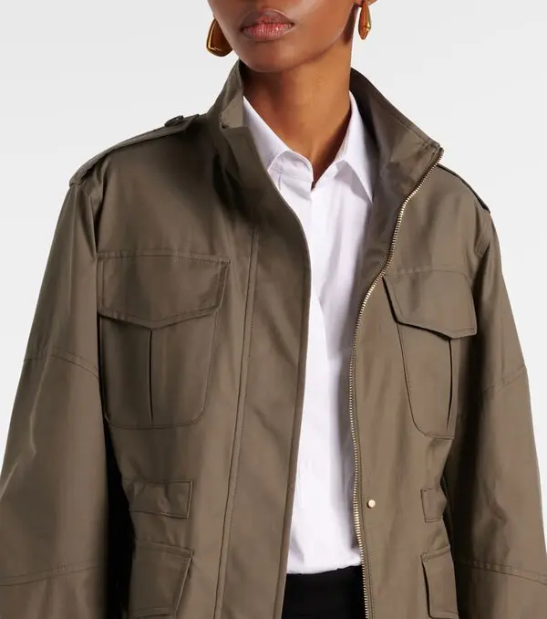 Max Mara Leila Cotton-blend Twill Jacket
