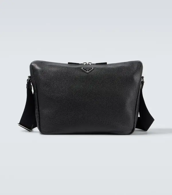 Prada Leather Shoulder Bag - Black