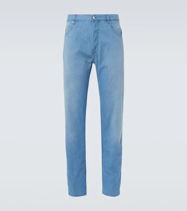 Prada Mid-rise Straight Jeans - Blue
