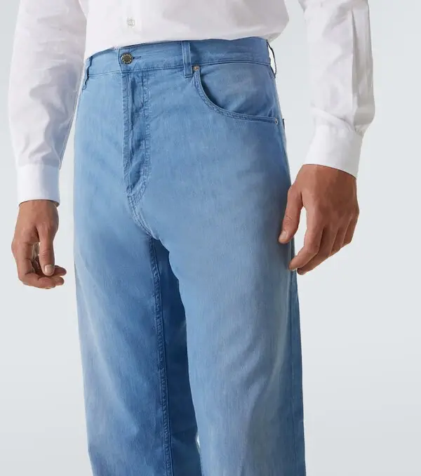 Prada Mid-rise Straight Jeans - Blue