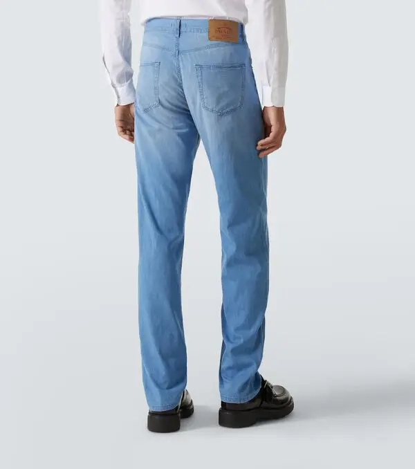 Prada Mid-rise Straight Jeans - Blue