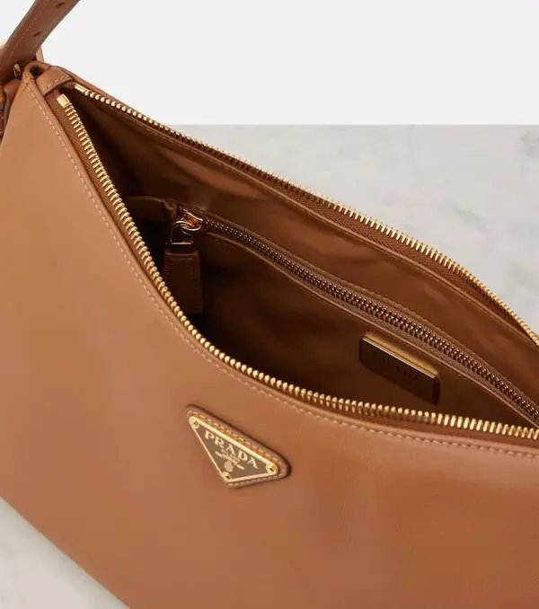 Prada Aimée Medium Leather Shoulder Bag