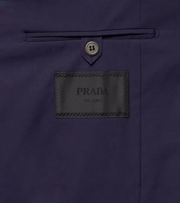 Prada Cotton-blend Poplin Blouson