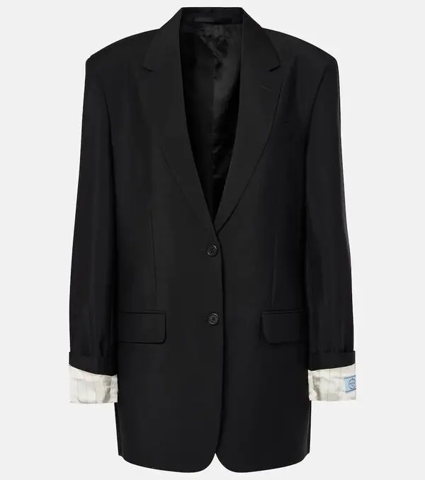 Prada Mohair And Wool Blazer